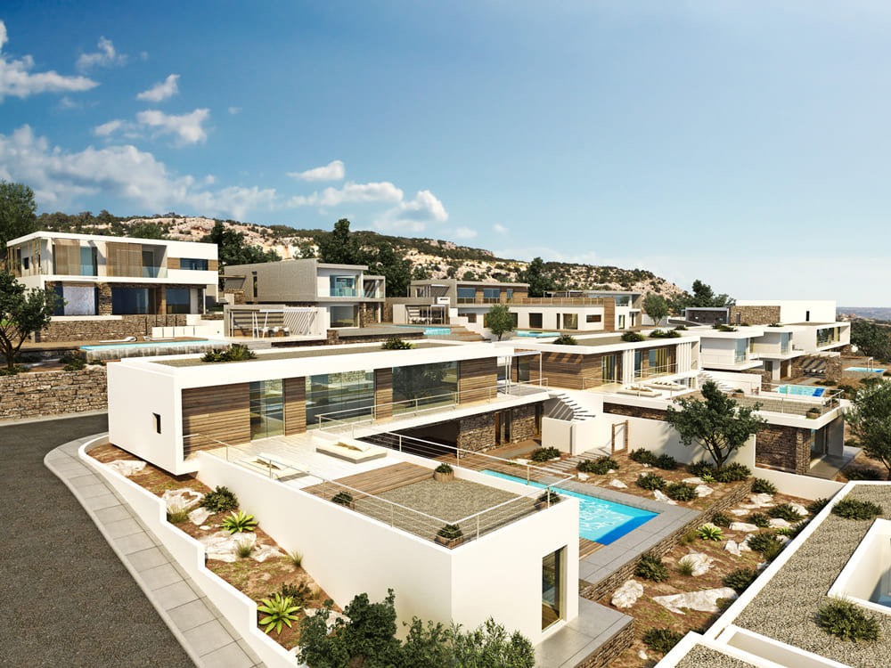 Elegant Villas with Pools and Panoramic Sea Views in Peyia, Cyprus | Astons