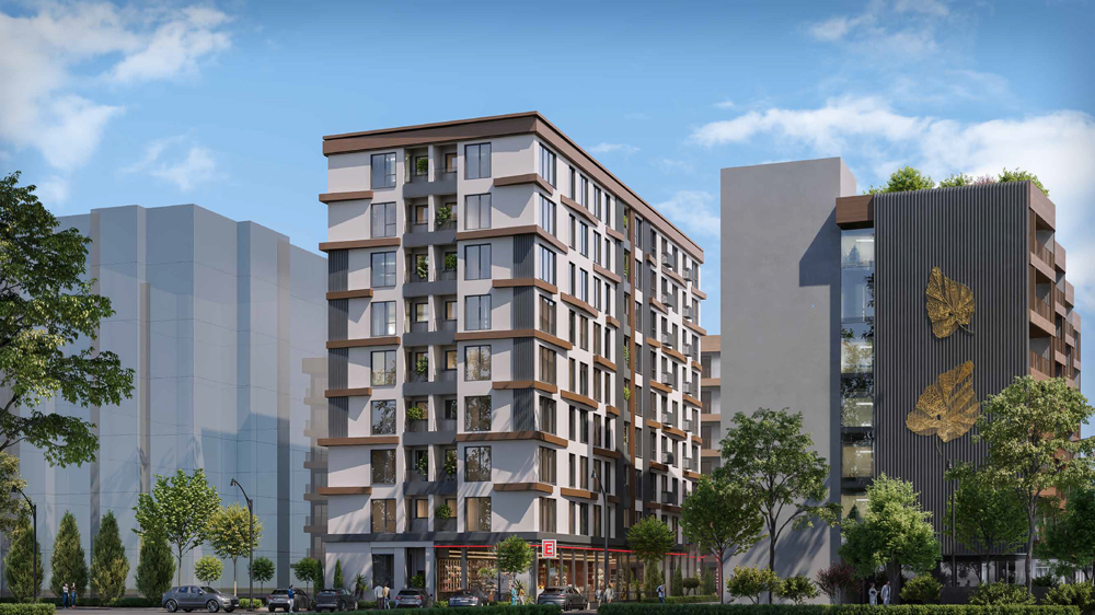 Modern Apartments in an Earthquake-Resistant Development in ...